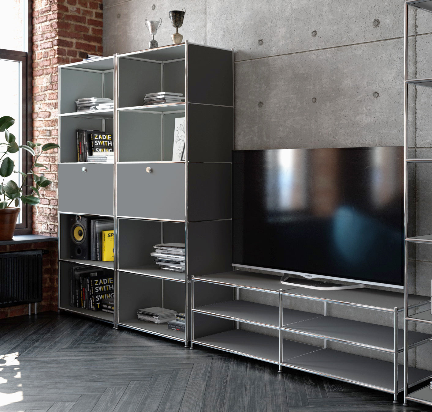 Metal Low Rack Grey – Simplink